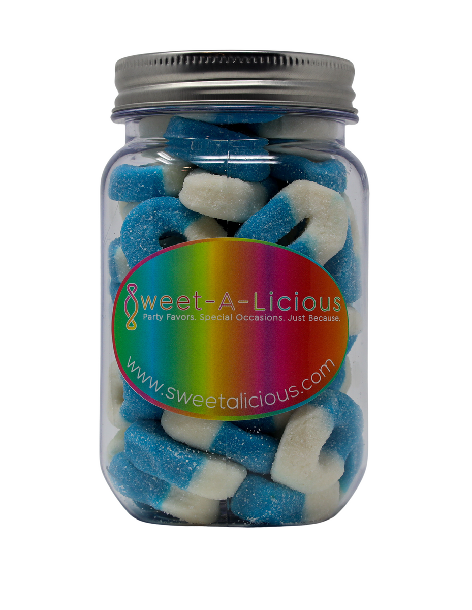 Sour Blue Raspberry Rings – Sweet-a-licious